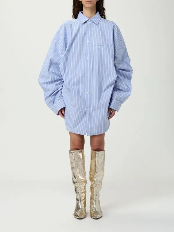 Balenciaga Shirt In Gnawed Blue - 41% Off | Editorialist